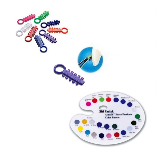 3M Unitek Alastik, Ligadura elástica colores surtidos – MayorDent ...