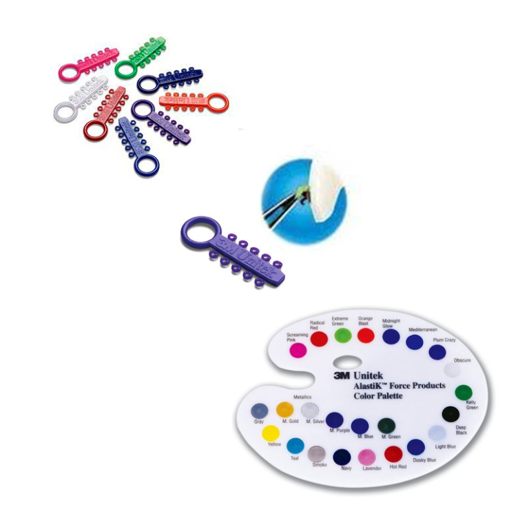 3M Unitek Alastik, Ligadura elástica colores surtidos – MayorDent ...