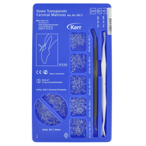 HAWE TRANSPARENT KIT MATRICES CERVICALES, KERR – MayorDent , Líderes en ...