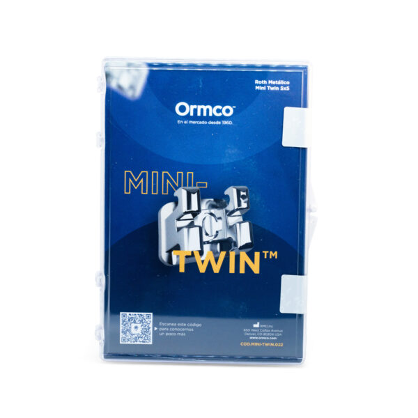 Brackets Mini Twin Sup/Inf 5×5 0.22, ORMCO – MayorDent – Líderes en el Mercado Odontológico ...